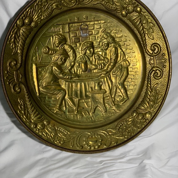 Wall Decor | Decorative Gold Wall Plate | Poshmark
